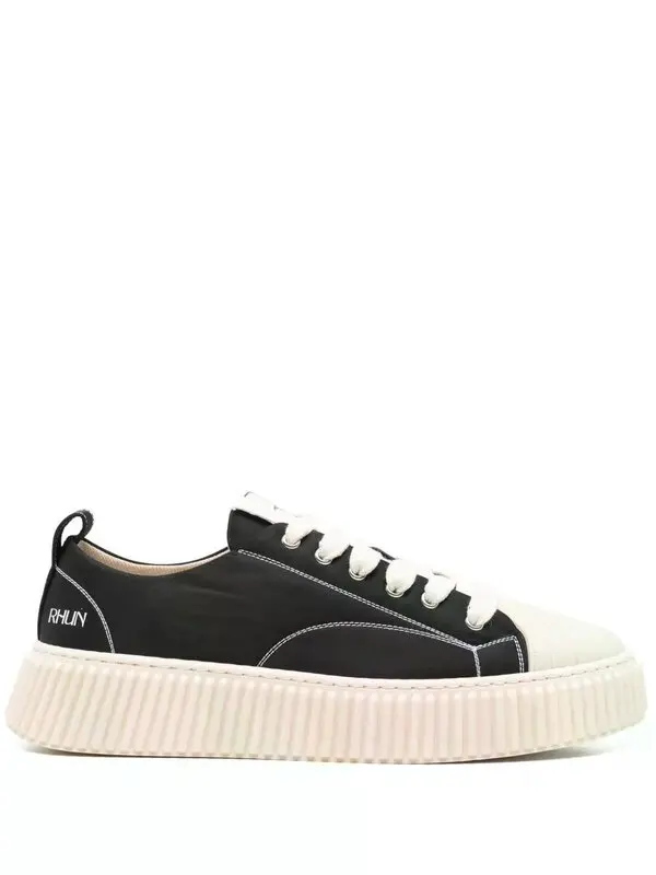 RHUN Logo-print Sneakers - Black