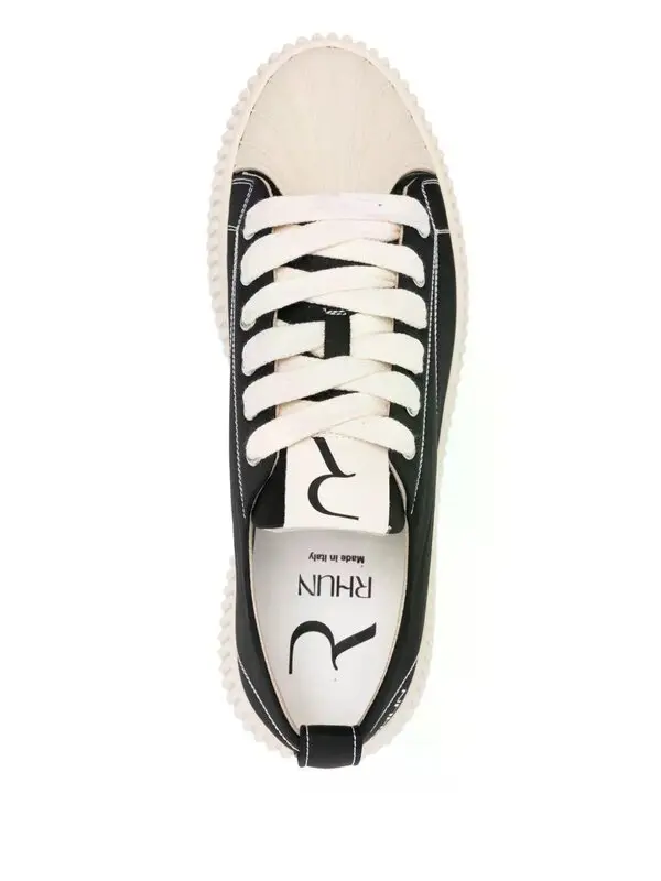 RHUN Logo-print Sneakers - Black