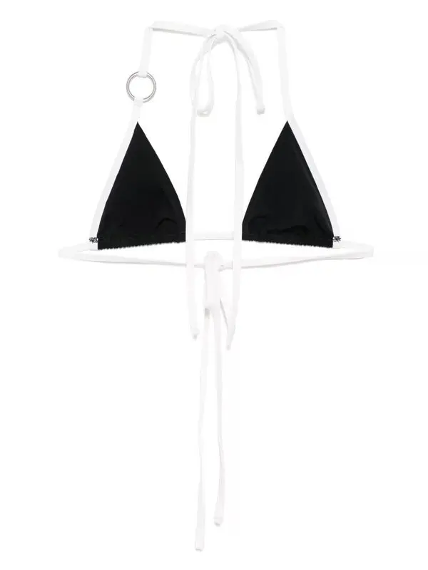Christopher Esber Lacuna Bikini Top - Black