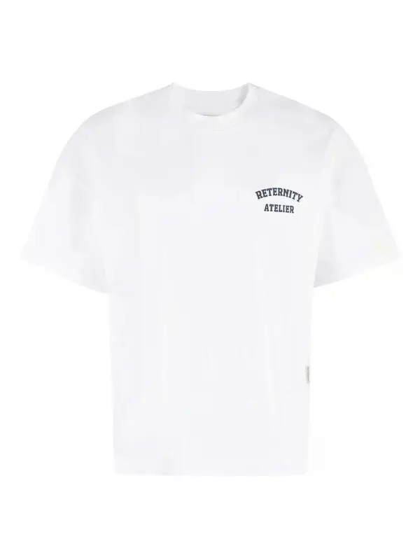 RETERNITY Logo-print T-shirt - White
