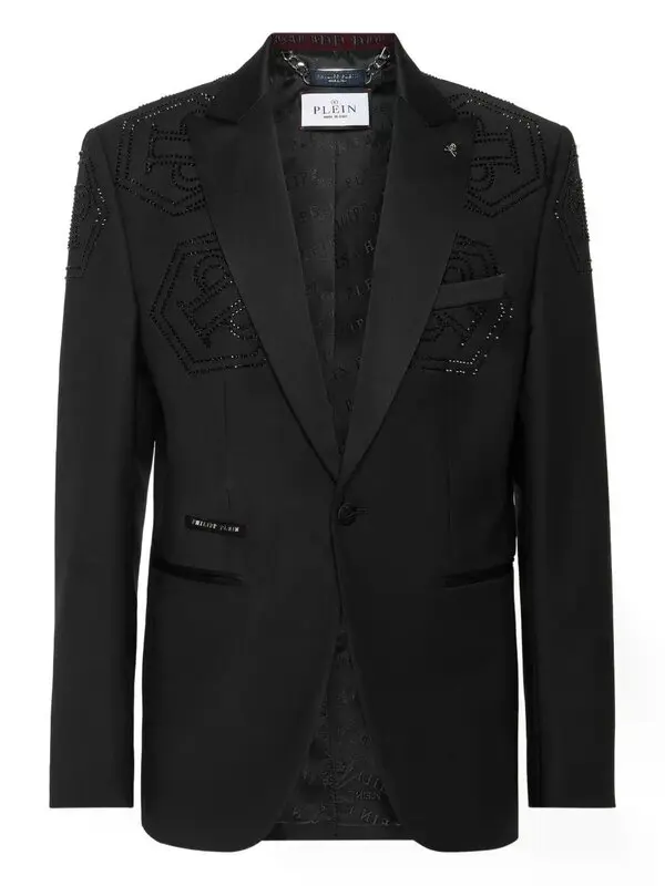 Philipp Plein Rhinestone-embellished Blazer