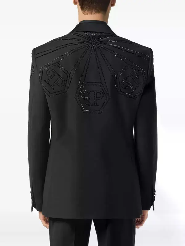 Philipp Plein Rhinestone-embellished Blazer