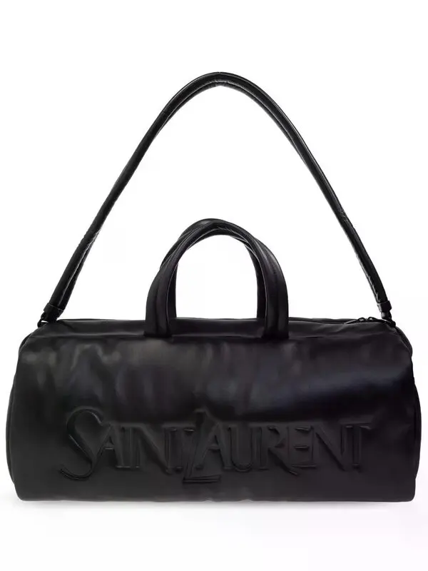 Saint Laurent Leather Duffle Bag - Black