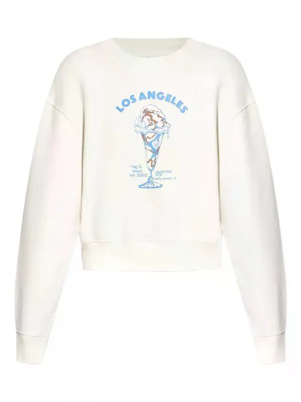 Rag & Bone Graphic-print Sweatshirt - White