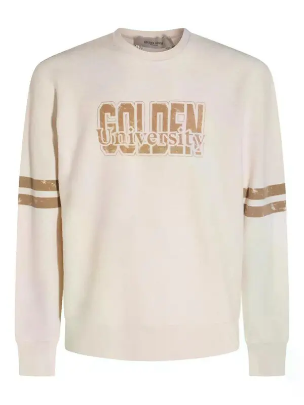 GOLDEN GOOSE Logo-graphic Sweatshirt - Neutrals