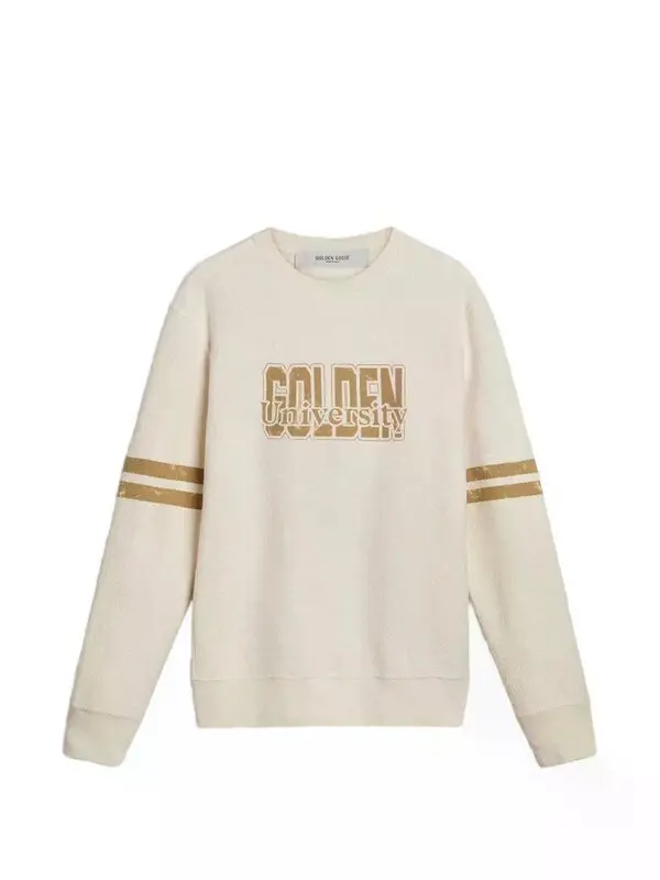 GOLDEN GOOSE Logo-graphic Sweatshirt - Neutrals