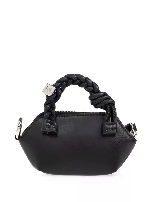 GANNI Leather Top Handle Bag