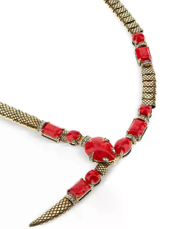 Roberto Cavalli Snakeskin-effect Choker