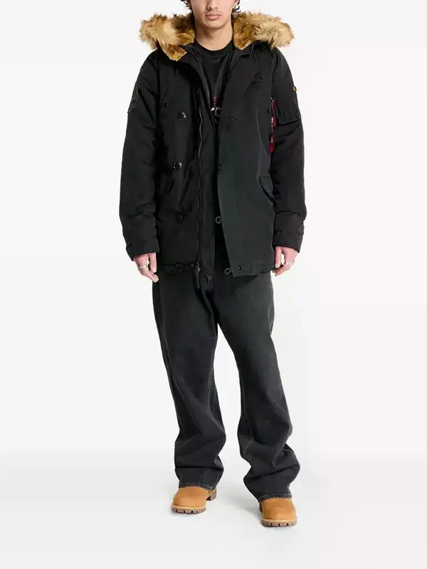 Alpha Industries Explorer Fur-trimmed Parka Jacket