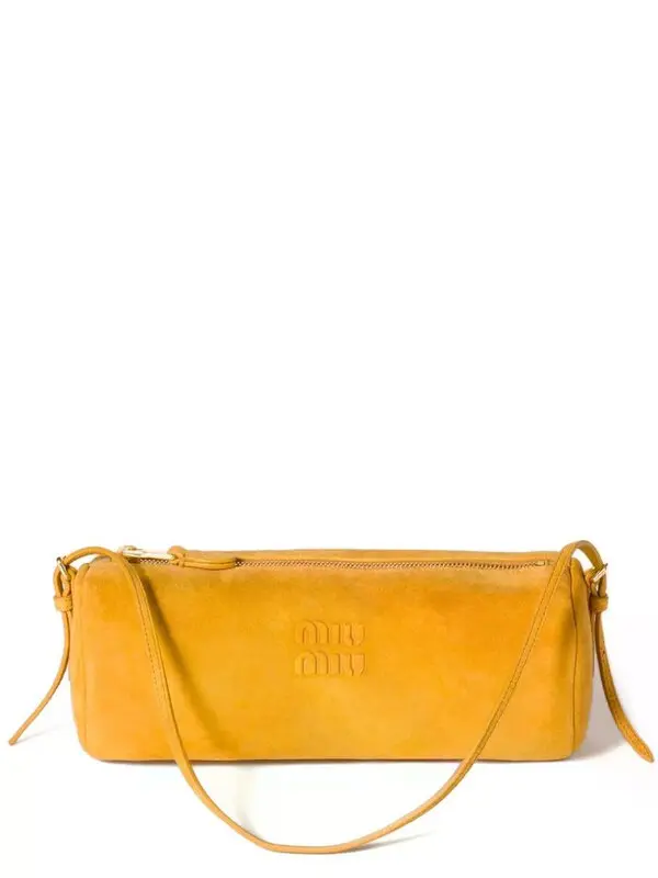 Miu Miu Suede Mini Bag - Yellow