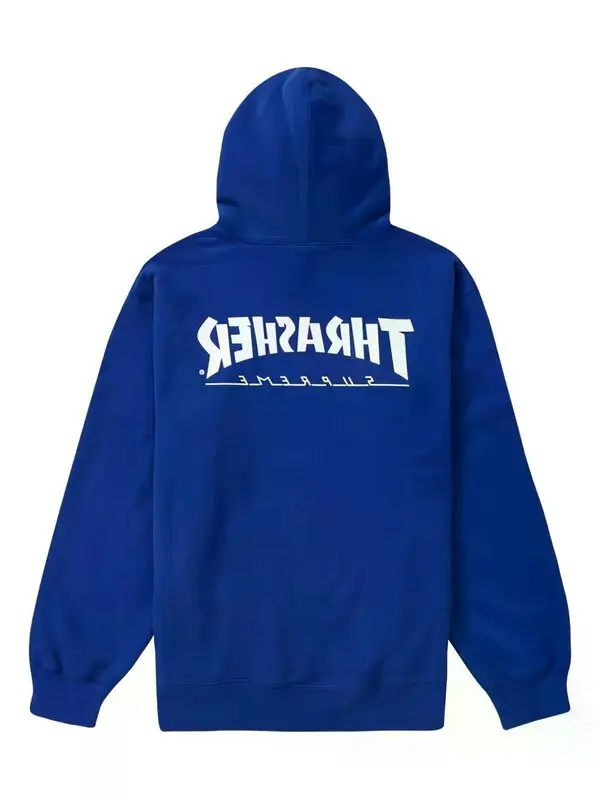 Supreme X Thrasher Graphic-print Hoodie