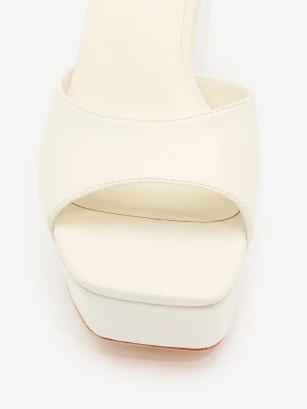 REFORMATION Judy Platform Sandals - Ivory