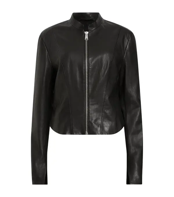 ALLSAINTS Leather Sadler Jacket
