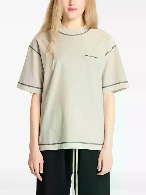 HAL STUDIOS® Contrast-stitched T-shirt