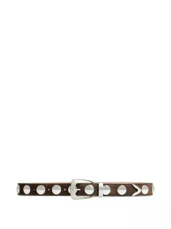 Khaite Studded Belt - Brown