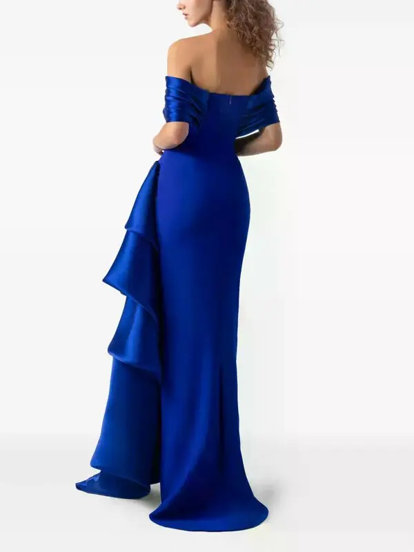 GABY CHARBACHY Off-shoulder Maxi Dress