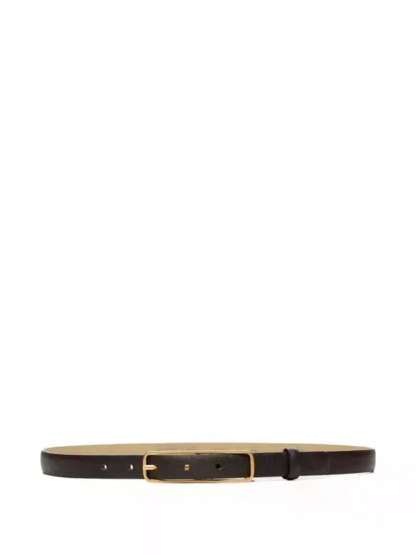 POCHE PARIS Leather Belt - Brown
