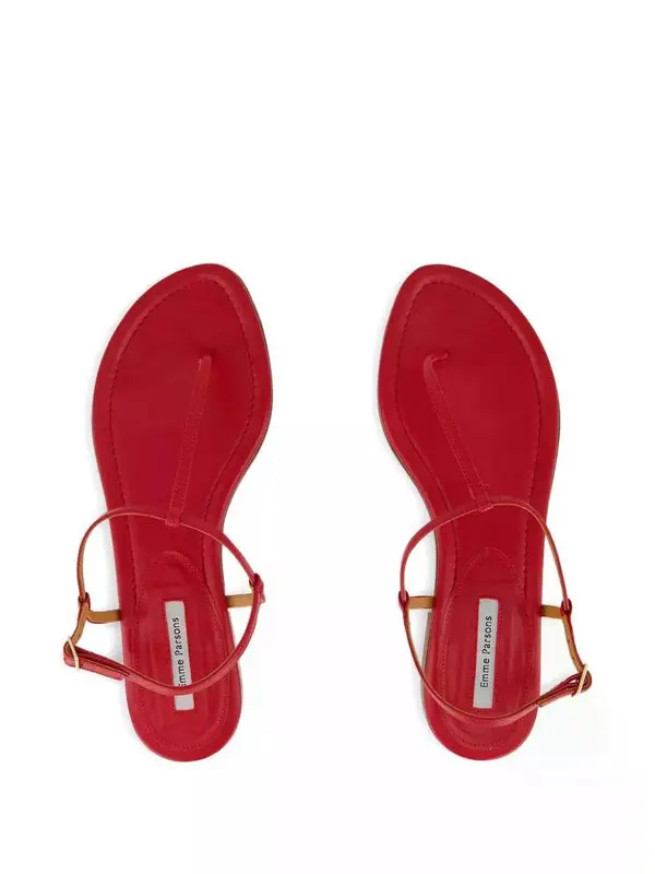 EMME PARSONS Cecilia Flat Sandals - Red
