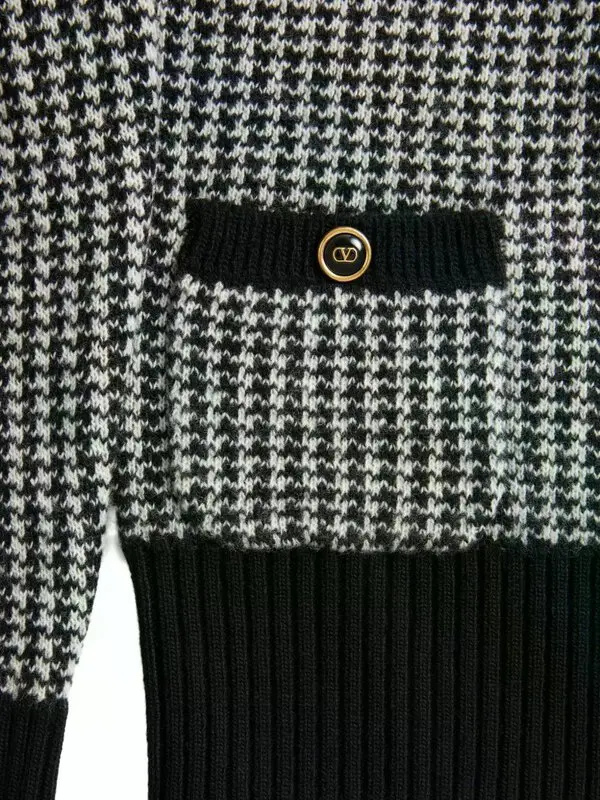 Valentino Garavani Houndstooth-pattern Sweater