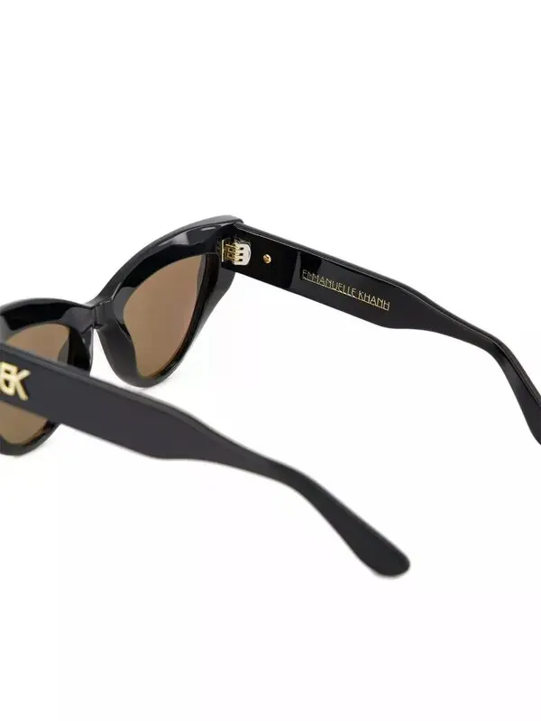 Emmanuelle Khanh Cherry Cat-Eye Sunglasses - Black  display picture 3