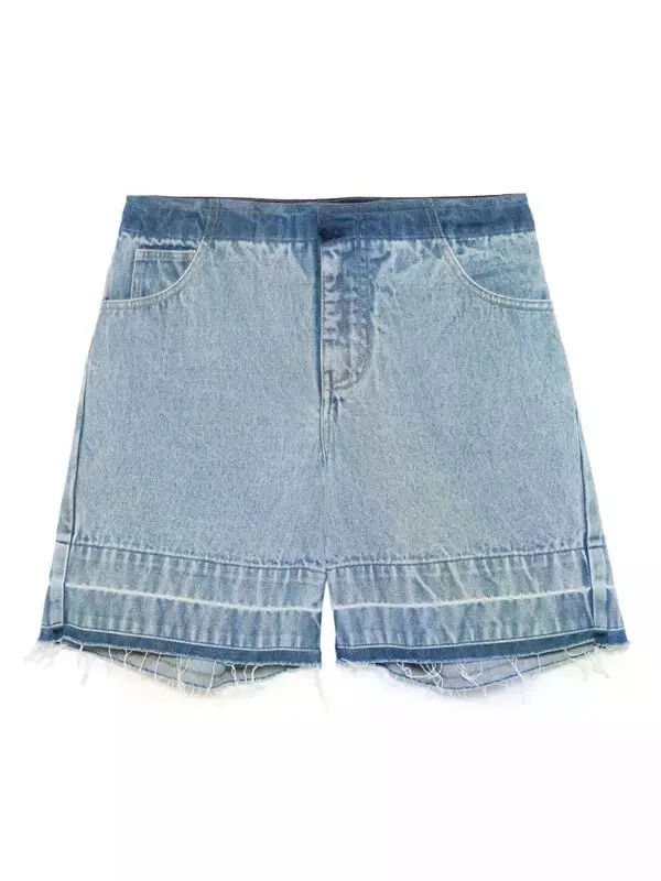 Christopher Esber Deconstructed Denim Shorts