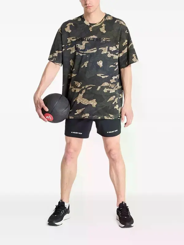 Under Armour Project Rock Camo-print T-shirt