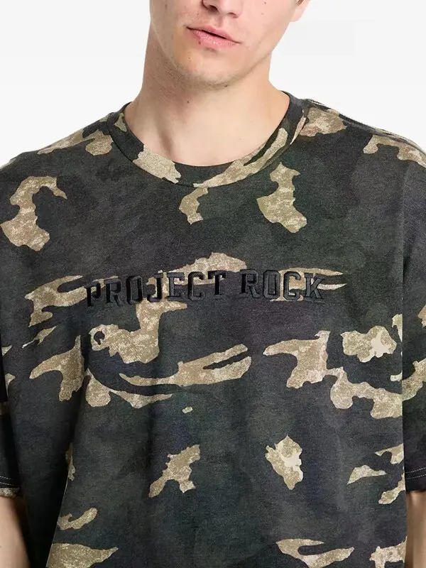 Under Armour Project Rock Camo-print T-shirt