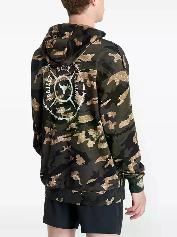 Under Armour Project Rock Camo-print Hoodie