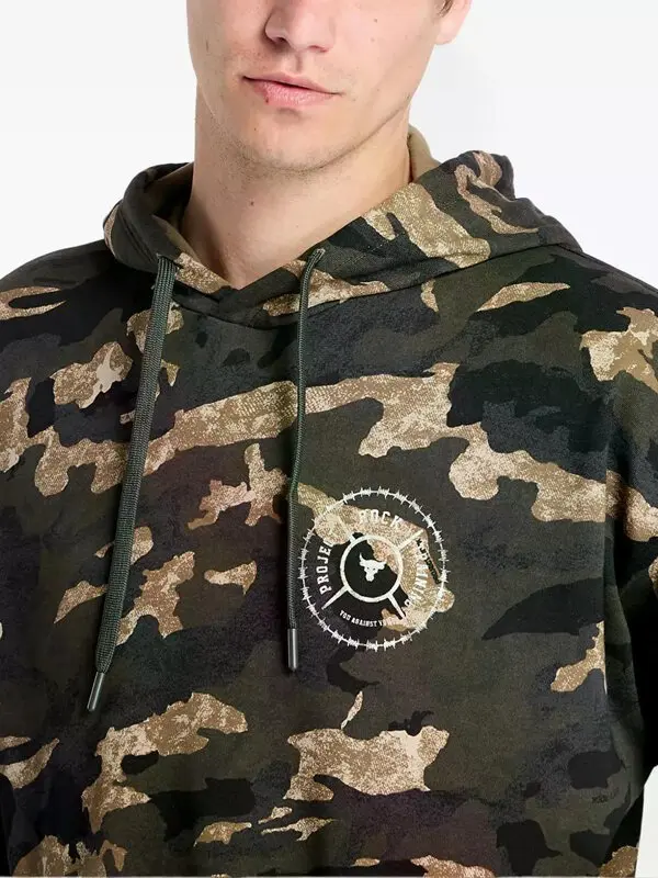 Under Armour Project Rock Camo-print Hoodie