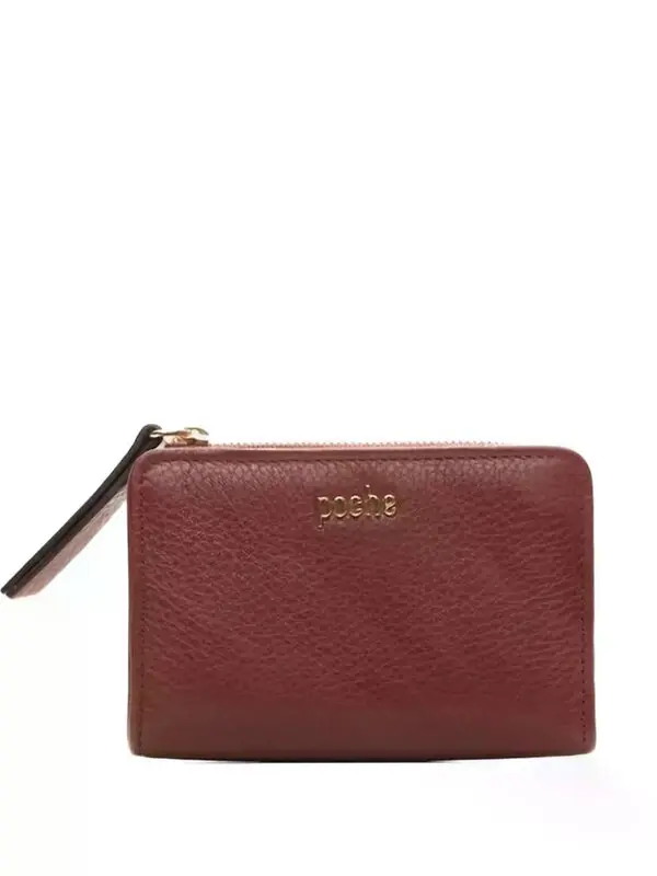 POCHE PARIS Leather Wallet - Red