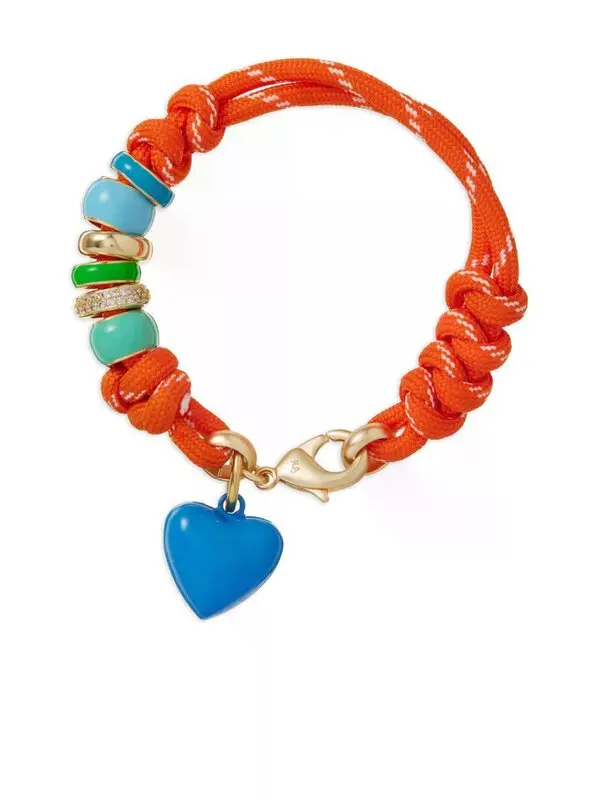 ROXANNE ASSOULIN The Happy Cord Charm Bracelet - Orange