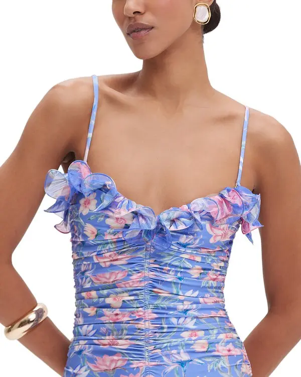 PatBO Amaryllis Flutter One Piece Swimsuit