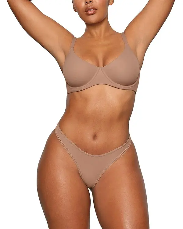 SKIMS Fits Everybody Unlined Demi Bra - Sienna