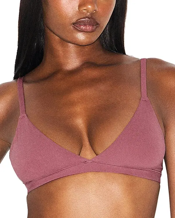 SKIMS Fits Everybody Triangle Bra - Beet
