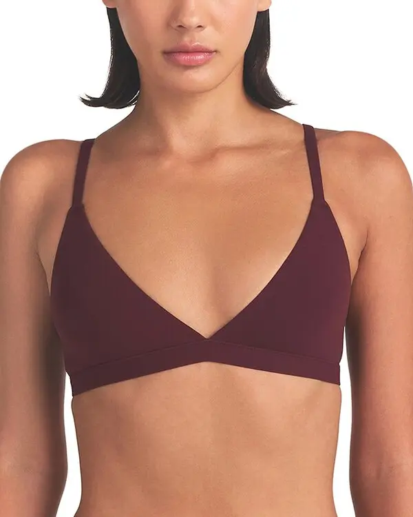 SKIMS Fits Everybody Triangle Bra - Currant