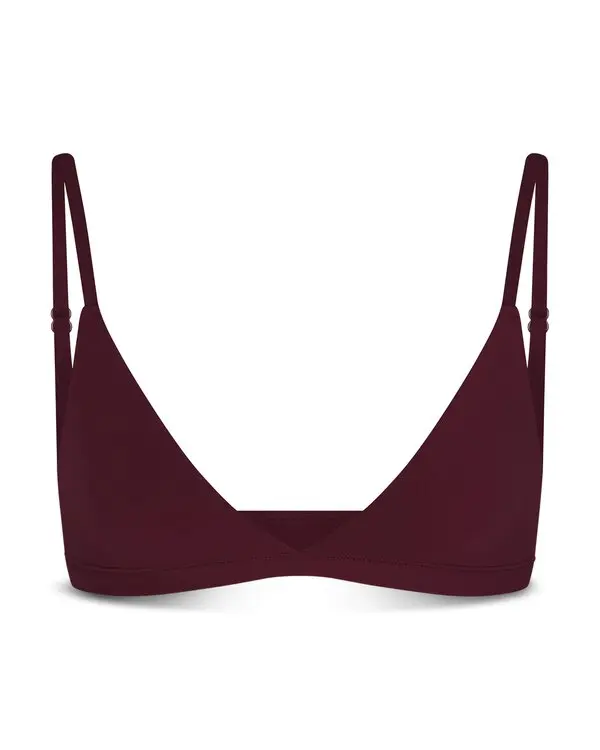 SKIMS Fits Everybody Triangle Bra - Currant