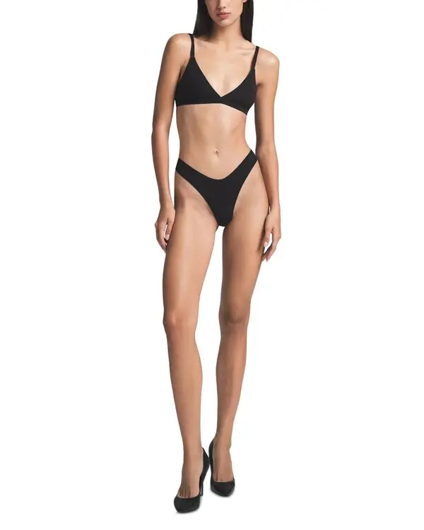 SKIMS Fits Everybody Triangle Bra - Onyx
