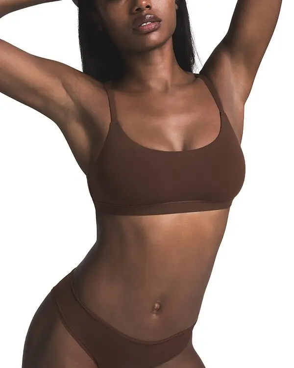 SKIMS Fits Everybody Scoop Neck Bralette - Cocoa
