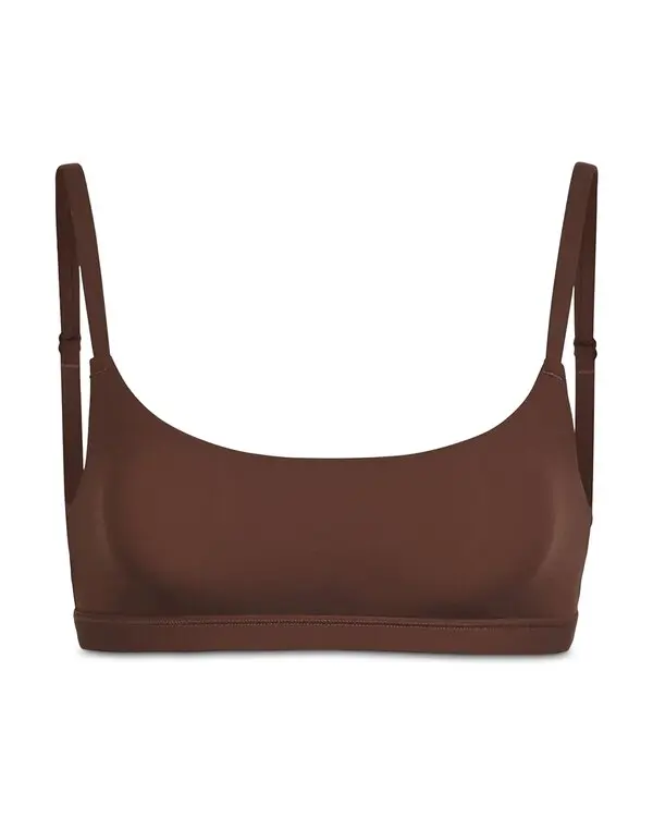 SKIMS Fits Everybody Scoop Neck Bralette - Cocoa