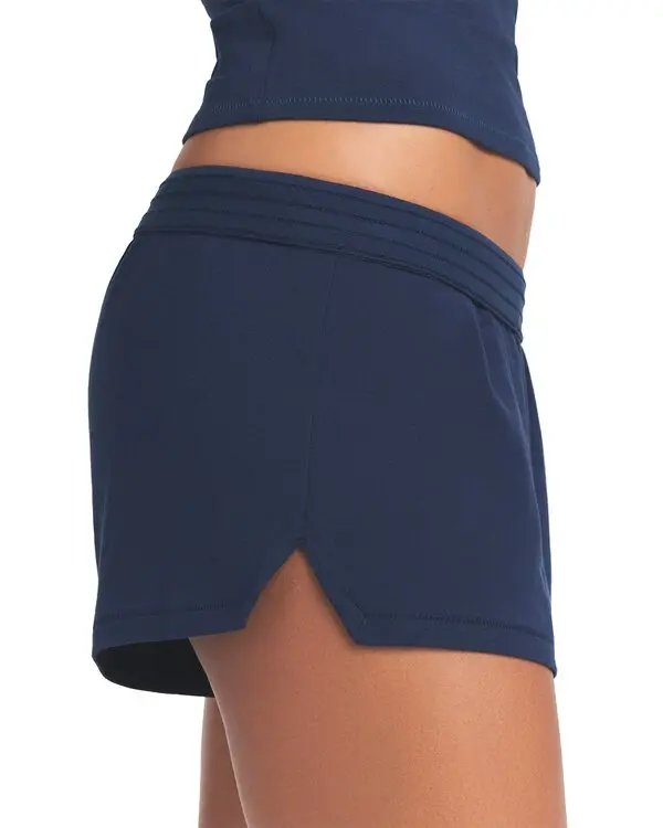 SKIMS Cotton Jersey Shorts - Navy