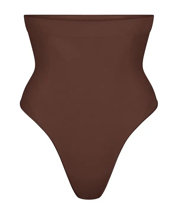 SKIMS Seamless Sculpt High Waist Thong - Cocoa