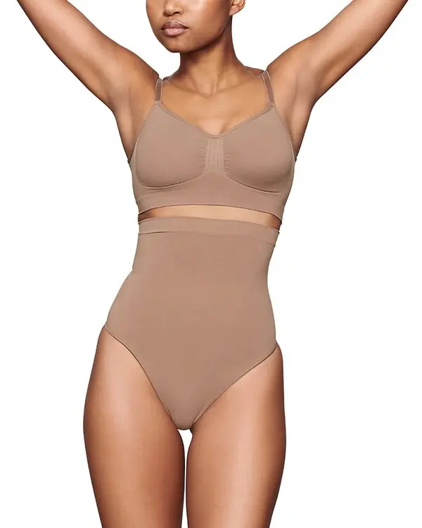 SKIMS Seamless Sculpt High Waist Thong - Sienna