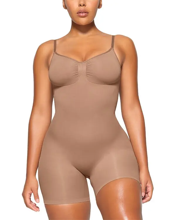 SKIMS Seamless Sculpt Mid Thigh Bodysuit - Sienna