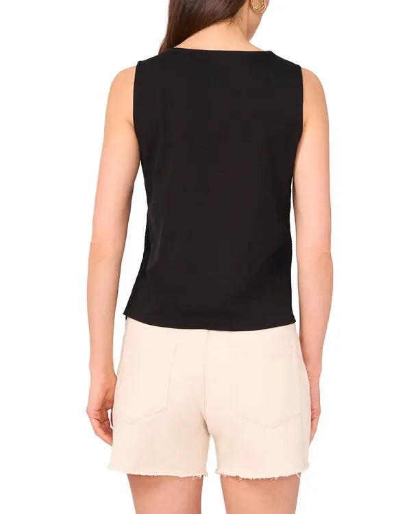 Vince Camuto Crochet Front Tank Top