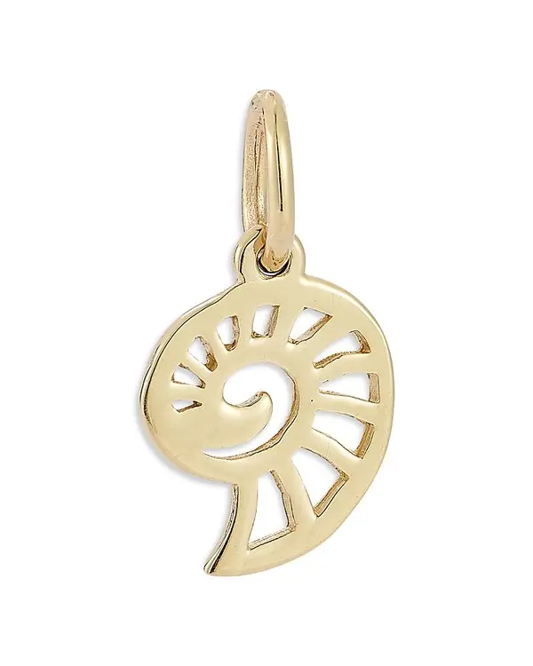 MOON & MEADOW 14k Yellow Shell Charm - Gold