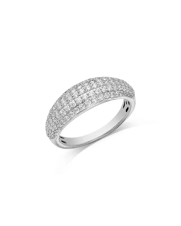 Bloomingdale'S Diamond Multirow Ring, 0.75 Tcw - White