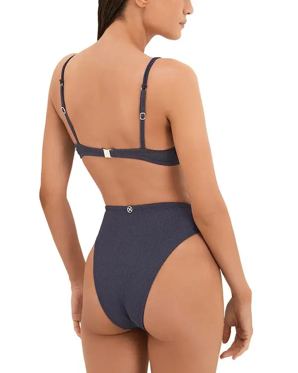 VIX PAULA HERMANNY Firenze Alba Nissi Bikini Top - Blue