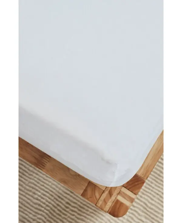ETTITUDE Luxe Cleanbamboo Sateen+ Fitted Sheet, Twin