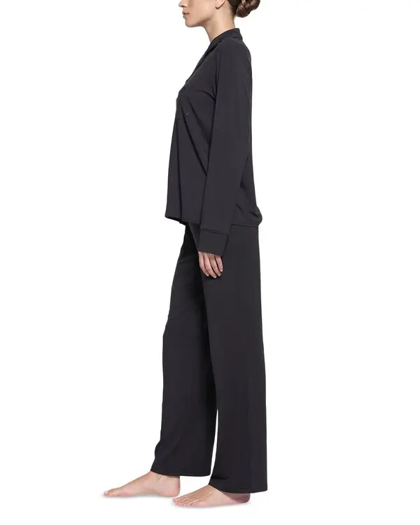 SKIMS Long Sleeve Pajama Set - Onyx