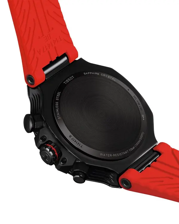 TISSOT T-race Quartz Chronograph, 45mm - Black/red